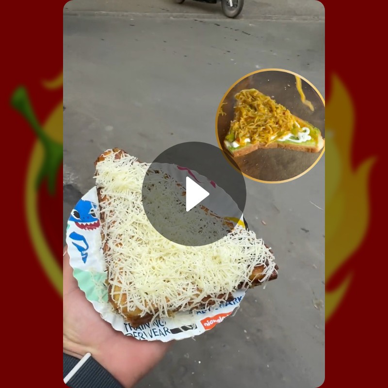 Maggi Mayo Grill Sandwich 😍 - Bite Trip | Snapchat