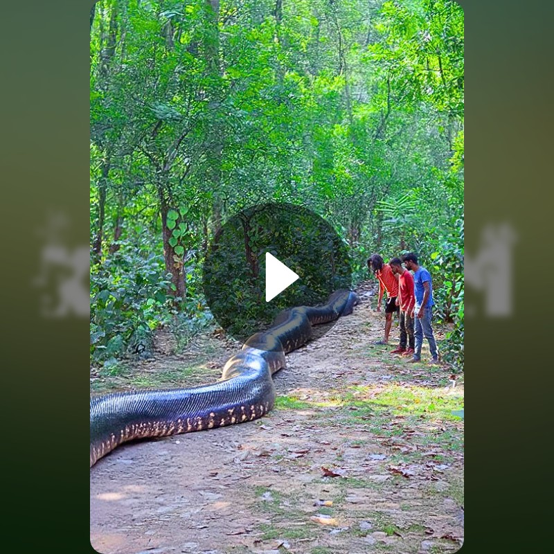 Massive Snake Found in the Woods 😨 - Kingdom | Snapchat