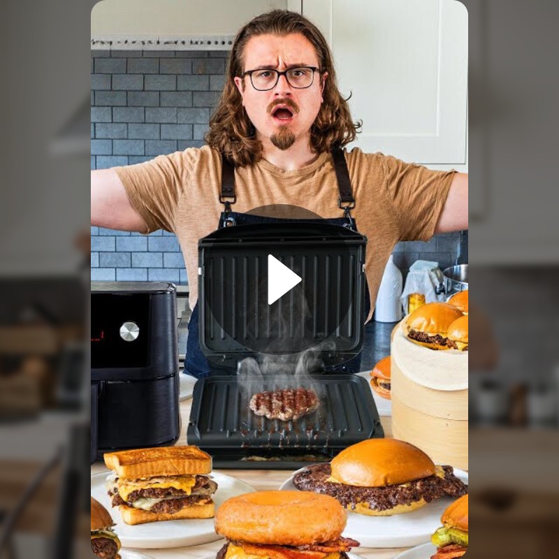 Every Way To Cook A Burger! - Joshua Weissman | Snapchat