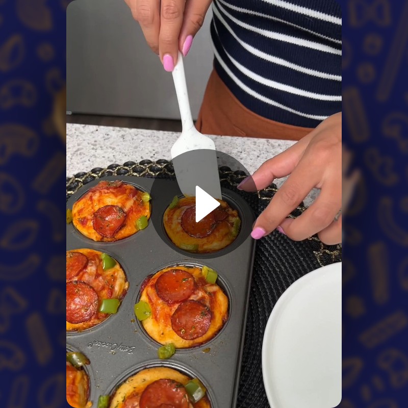 Pizza Muffins Are A Game Changer 🍕 - The Shaba Kitchen | Snapchat