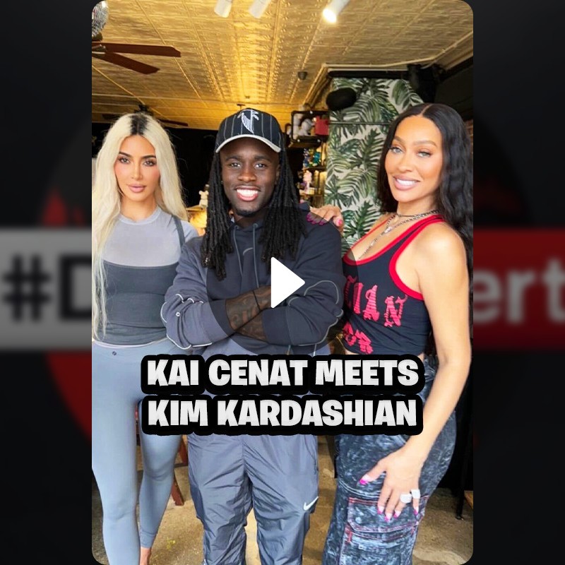 Kai Cenat Meets Kim Kardashian - DramaAlert | Snapchat