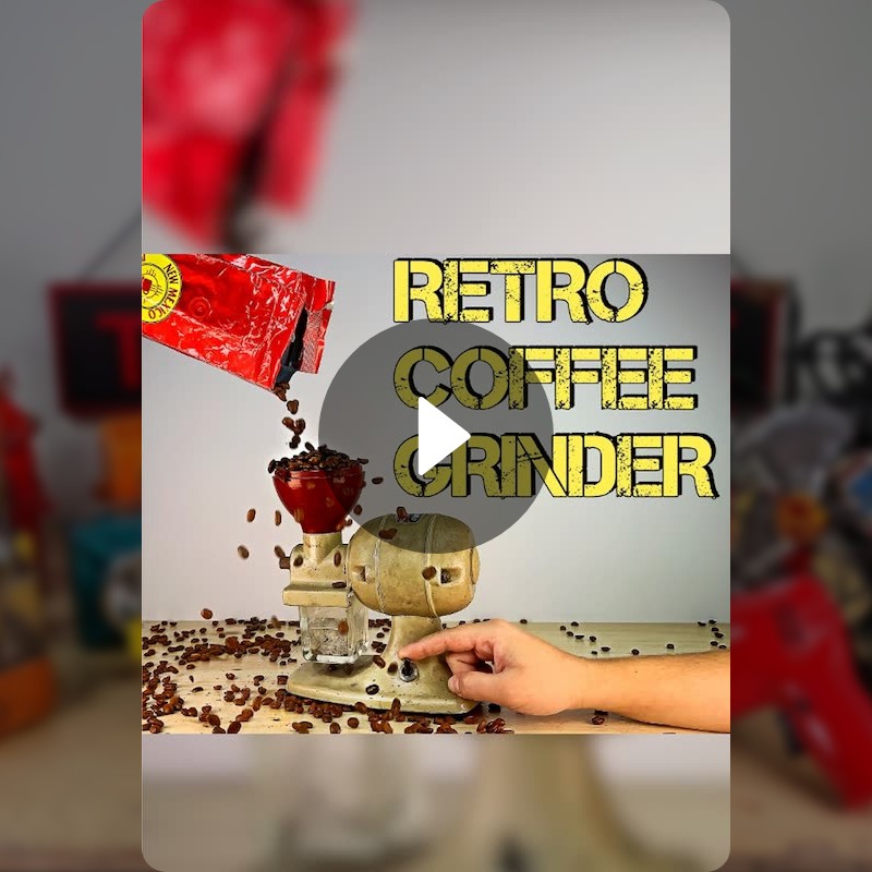 I Restored a Coffee Grinder! - TysyTube Restoration | Snapchat