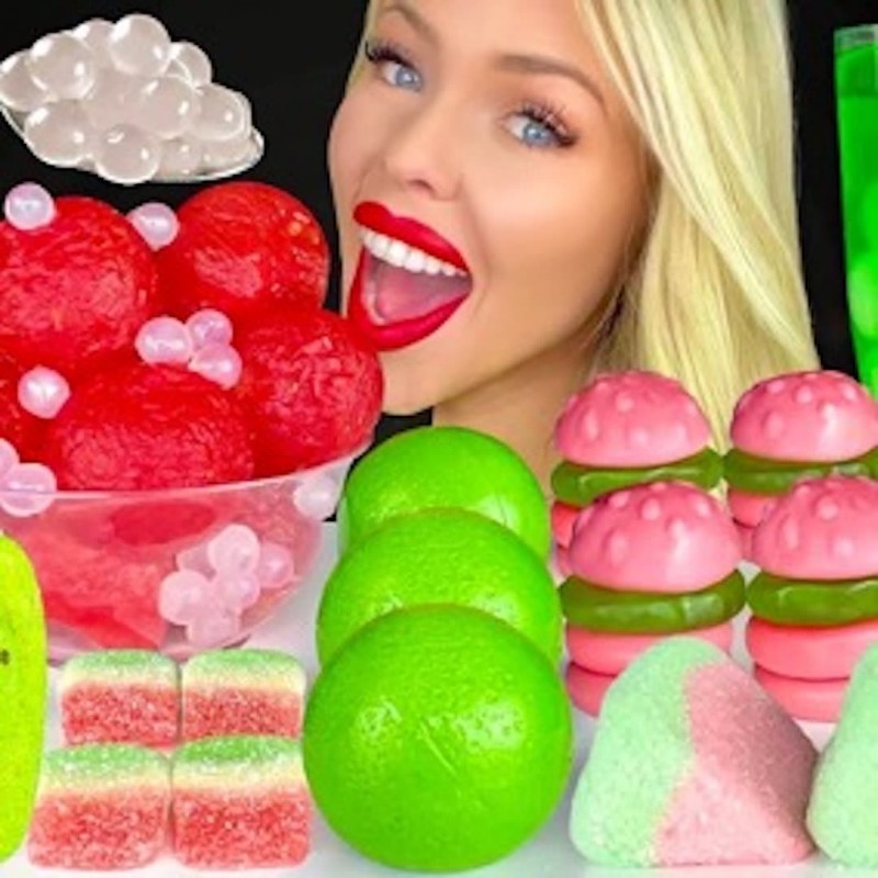 Asmr Blue Desserts Edible - HunniBee ASMR | Snapchat