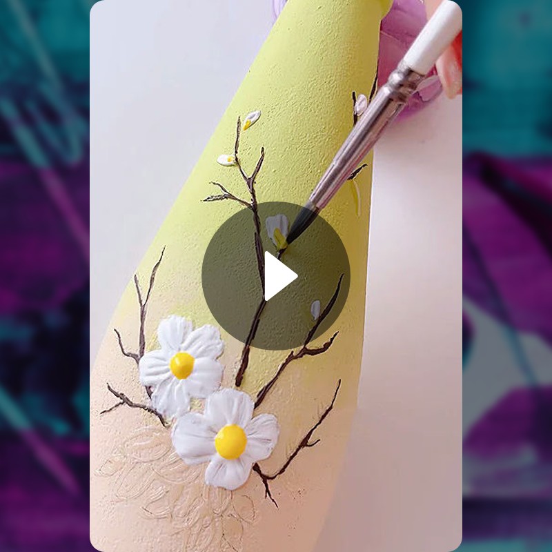DIY Bottle Art🤩 - Internet Art | Snapchat