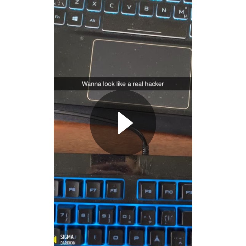 Wanna look like a real hacker | Windows+R | Type CMD and klick ”OK” | Type ”dir/s” and klick ...