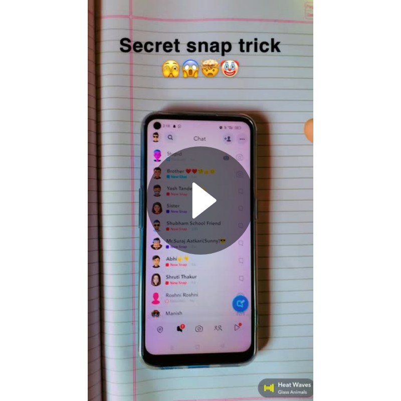 Secret snap trick 🫣😱🤯🤡 | Spotlight on Snapchat