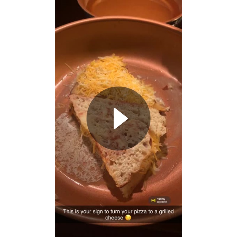 This is your sign to turn your pizza to a grilled cheese 🤤 | Spotlight ...