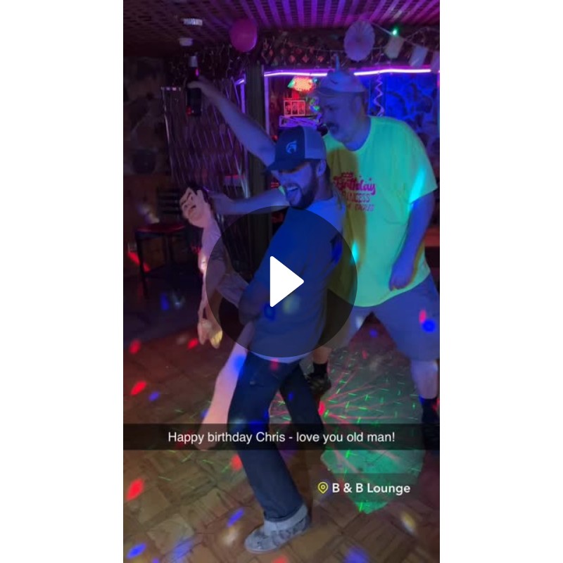 Happy birthday Chris - love you old man! | Our Story on Snapchat