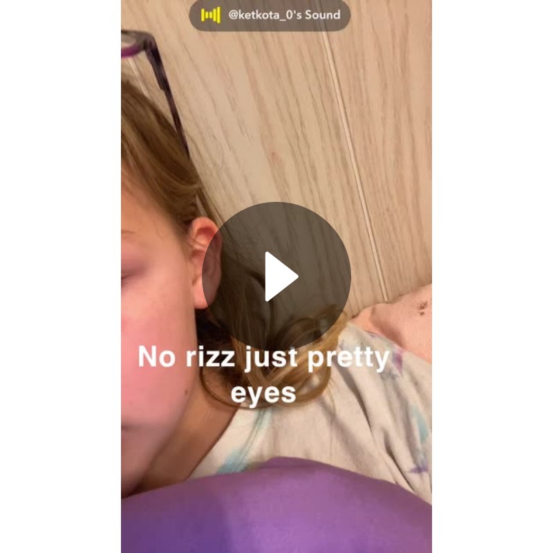 No rizz just pretty eyes | Spotlight on Snapchat