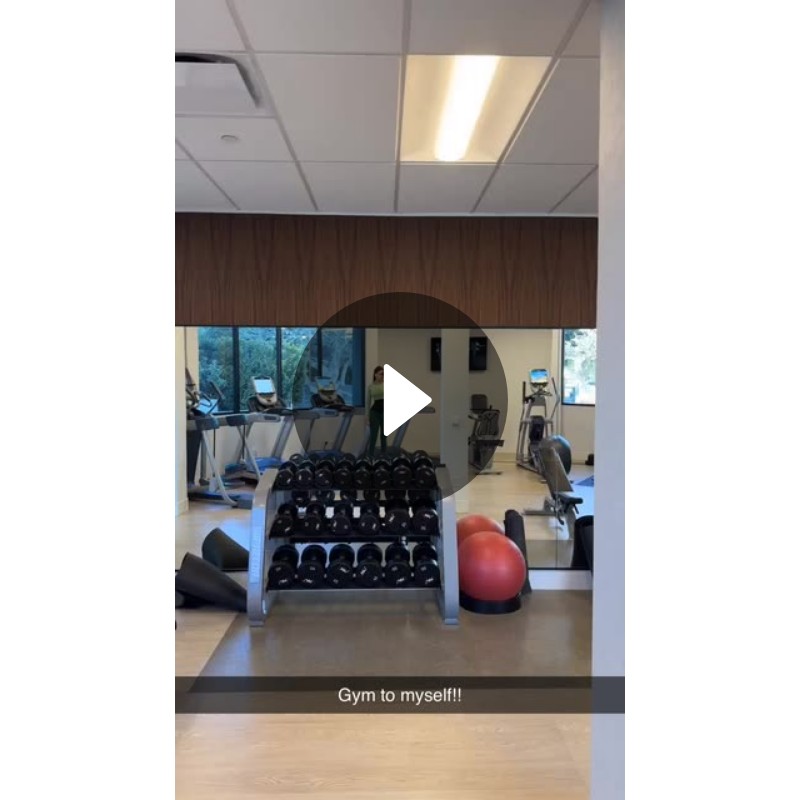 Gym to myself!! | Spotlight on Snapchat