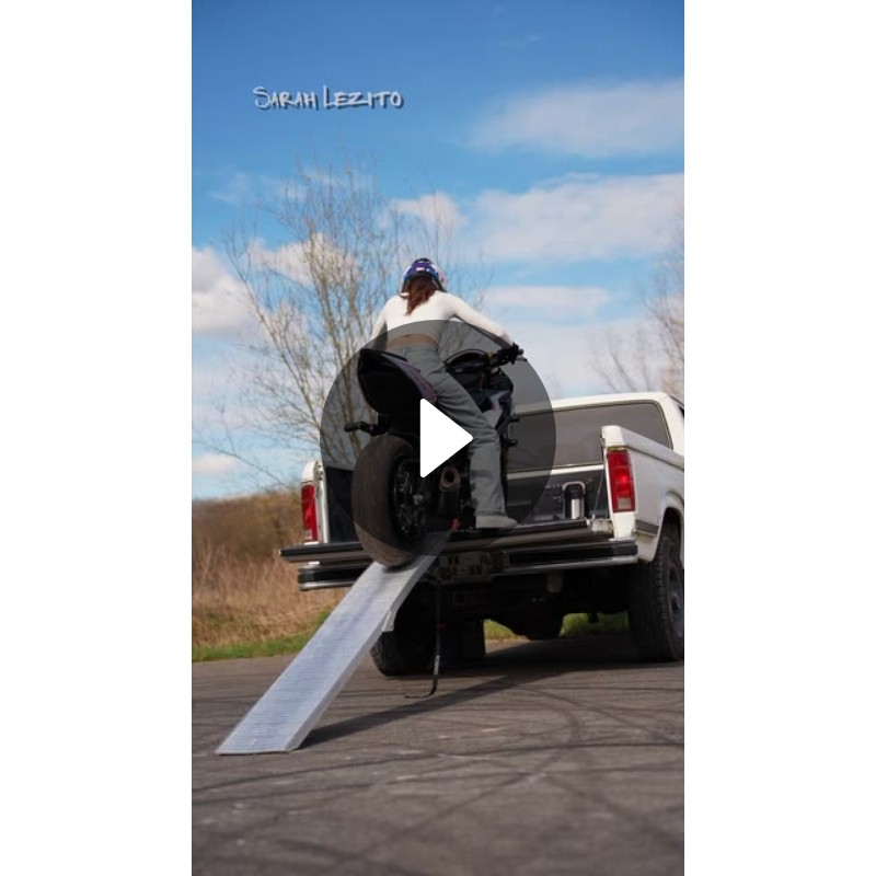 Sarah Lezito's Motorcycle Ramp Stunt Gone Wrong | Video by Sarah Lezito ...
