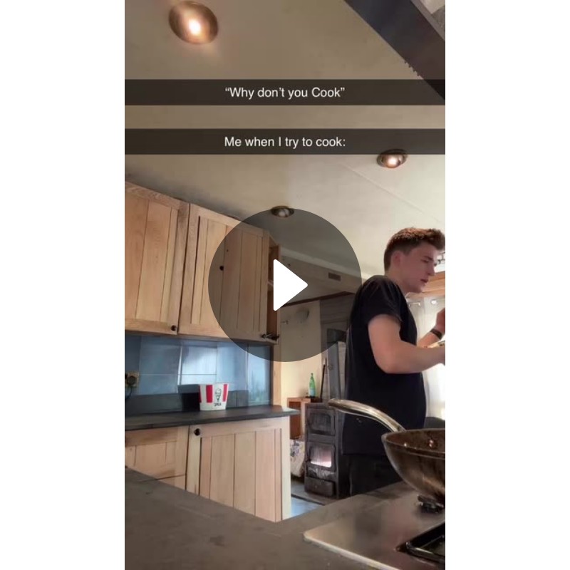 Me when I try to cook: | “Why don’t you Cook” | Spotlight on Snapchat