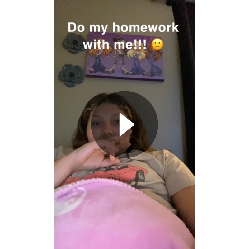 Do my homework with me!!! 🙁 | Spotlight on Snapchat