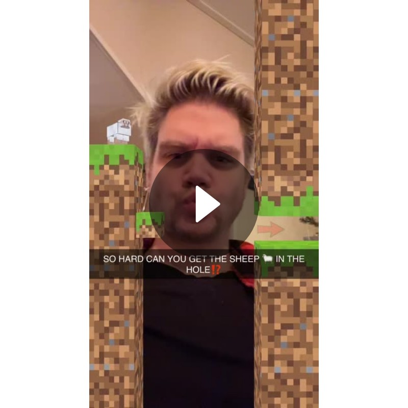 SO HARD CAN YOU GET THE SHEEP 🐑 IN THE HOLE⁉️ | Spotlight on Snapchat