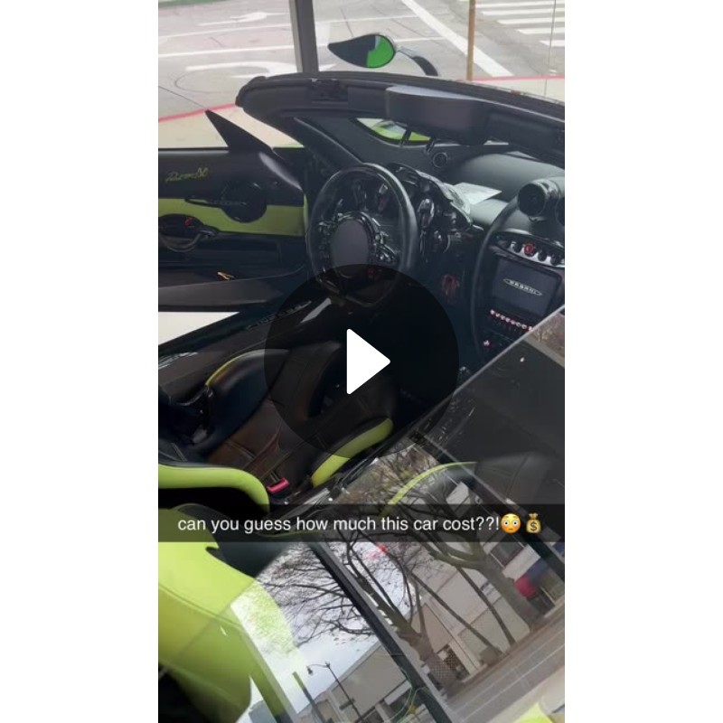 can you guess how much this car cost??!😳💰 | Spotlight on Snapchat