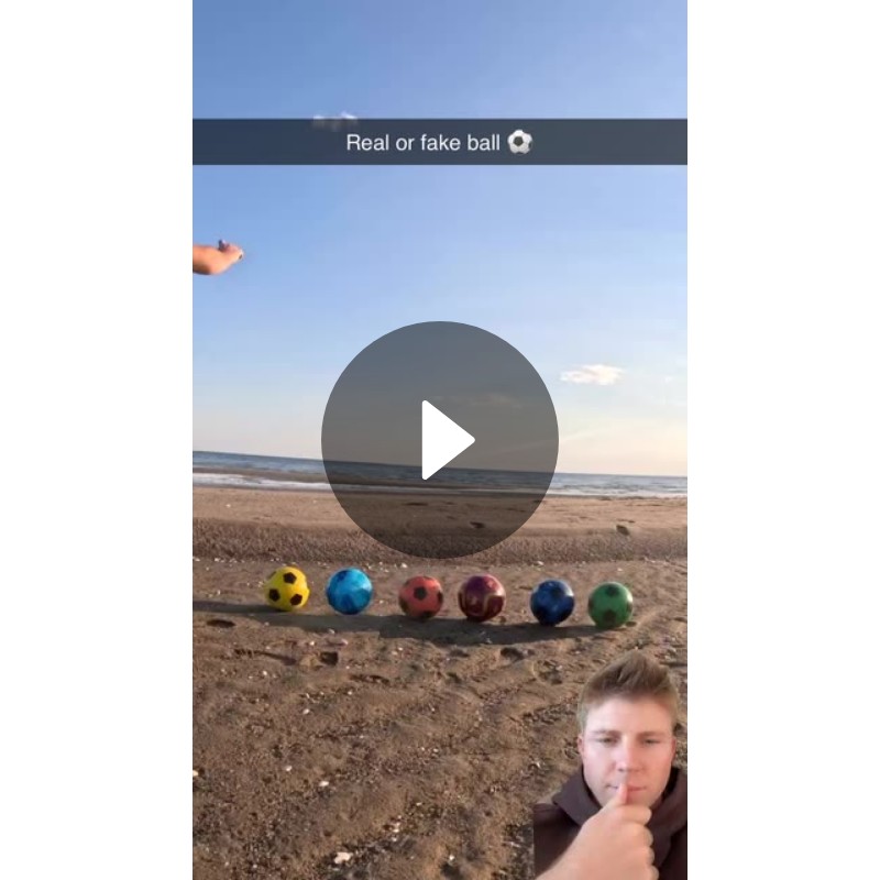 Real or fake ball ⚽️ | Spotlight on Snapchat