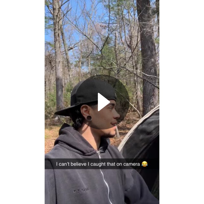 I can’t believe I caught that on camera 😂 | Spotlight on Snapchat