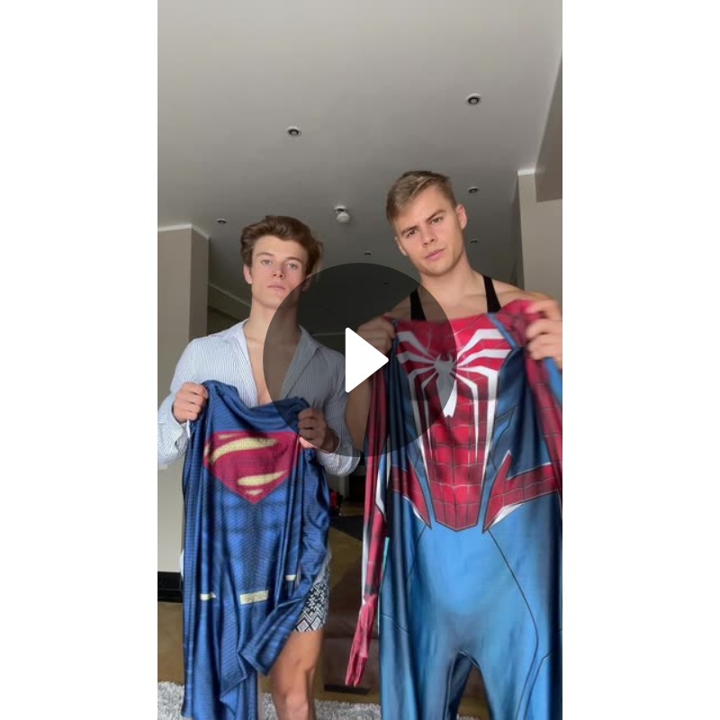 Peachyboy Transforms into Superman & Spider-Man in Epic Costume Reveal ...