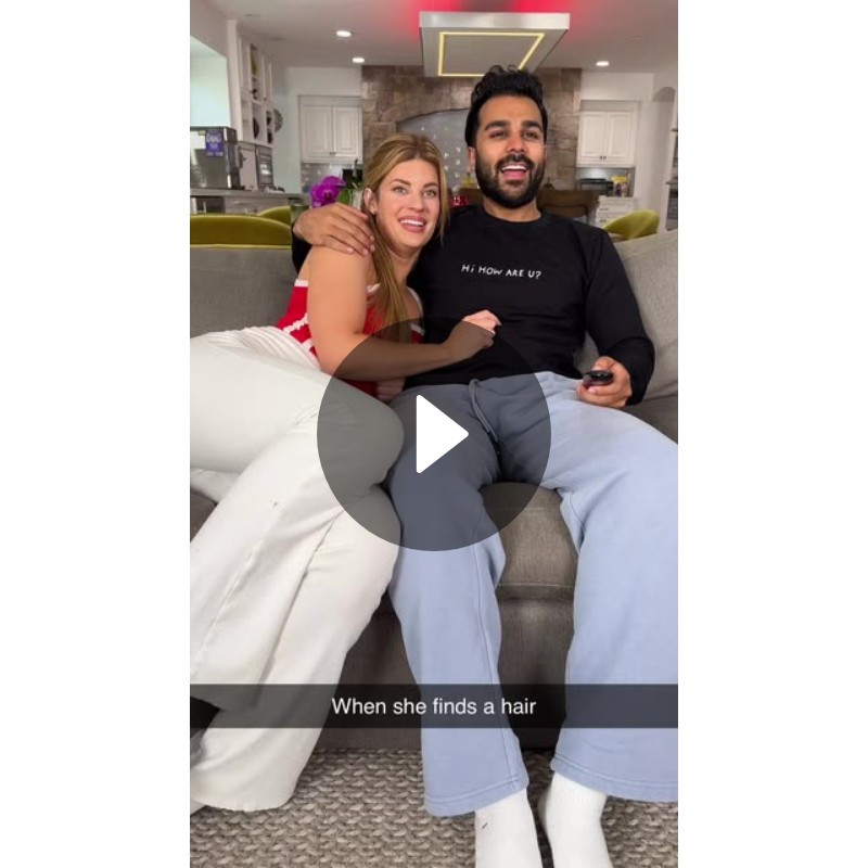 When she finds a hair | Spotlight on Snapchat