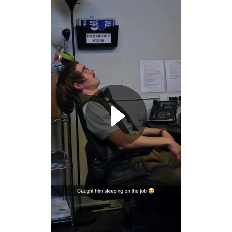 Caught him sleeping on the job 😭 | Spotlight on Snapchat