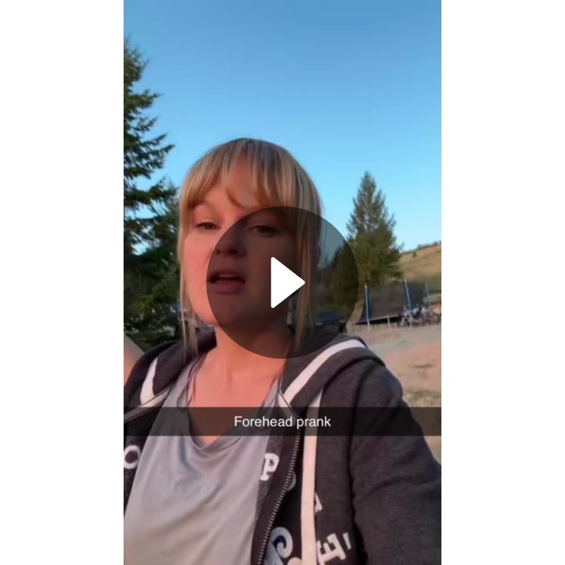 Forehead prank | Spotlight on Snapchat