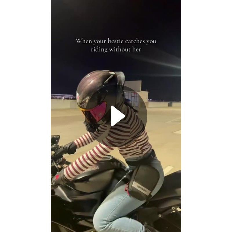 Ari N.'s Midnight Motorcycle Ride Caught by Her Bestie | Video by Ari N ...