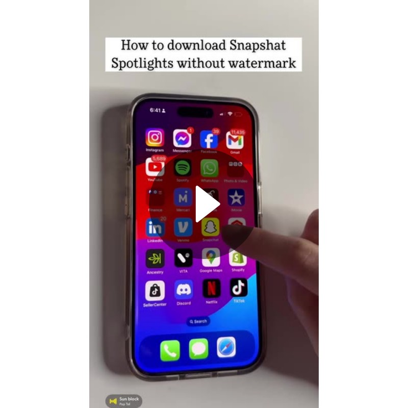 How to download Snapshat Spotlights without watermark | Spotlight on ...
