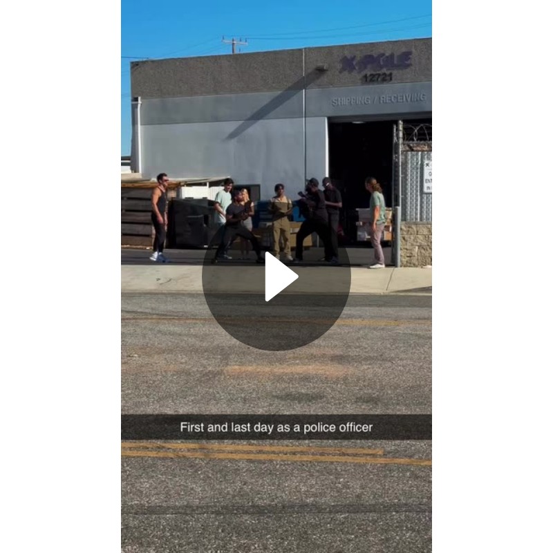 First and last day as a police officer | Spotlight on Snapchat