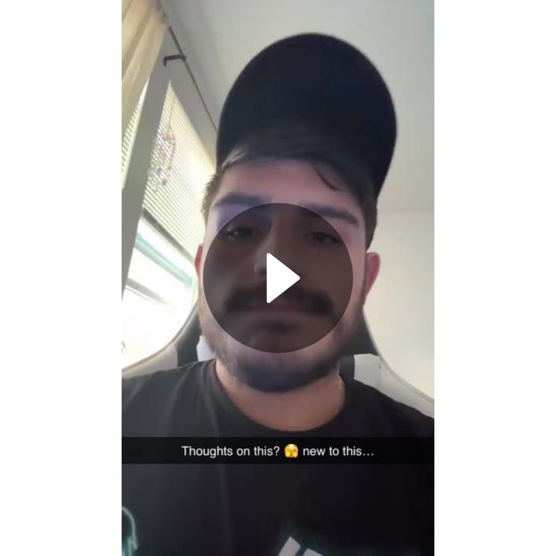 Thoughts on this? 🫣 new to this… | Spotlight on Snapchat