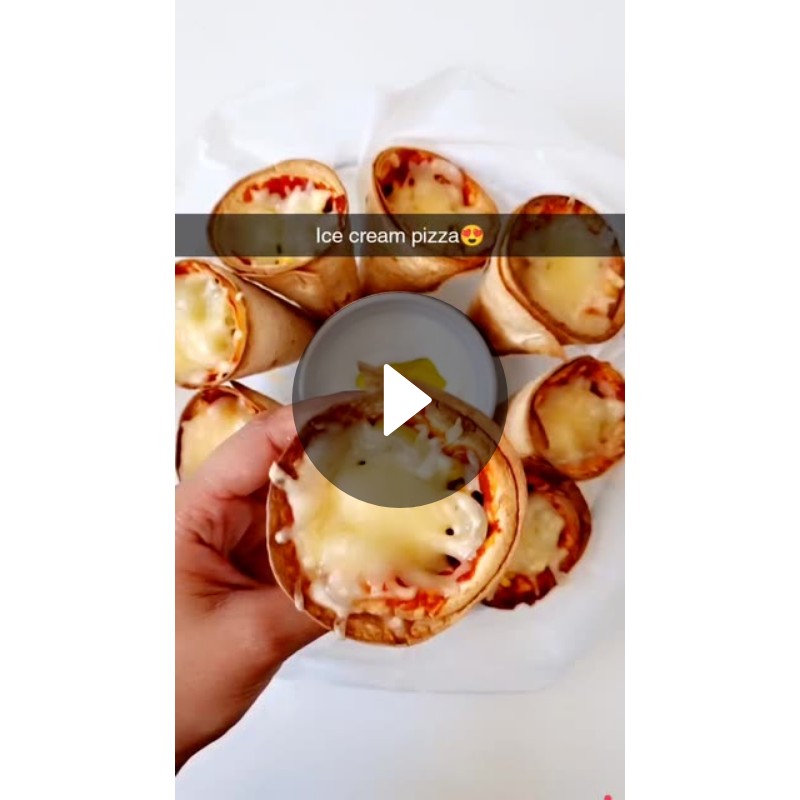 Ice cream pizza😍 | Spotlight on Snapchat