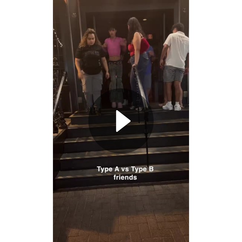 Type A vs Type B friends | Spotlight on Snapchat