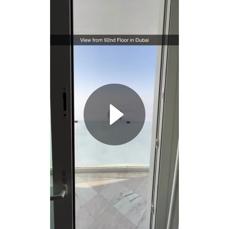 View from 92nd Floor in Dubai | Spotlight on Snapchat