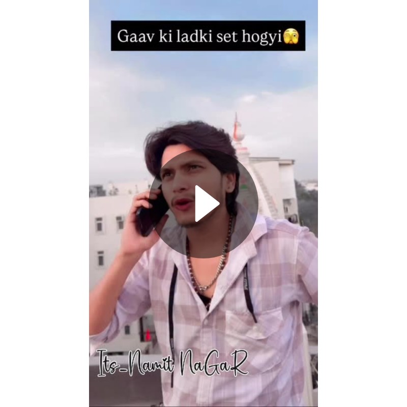 Namit NaGaR's Viral 'Gaav ki ladki' Moment Caught on Camera! | Video by ...