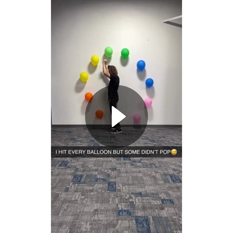 I HIT EVERY BALLOON BUT SOME DIDN’T POP😅 | Spotlight on Snapchat