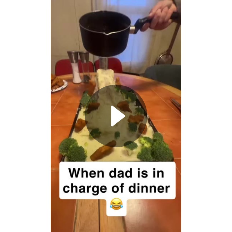 When dad is in charge of dinner 😂 | Spotlight on Snapchat