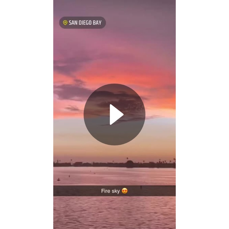 Fire sky 😍 | Spotlight on Snapchat