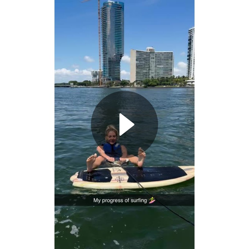 My progress of surfing 🏄‍♀️ | Spotlight on Snapchat