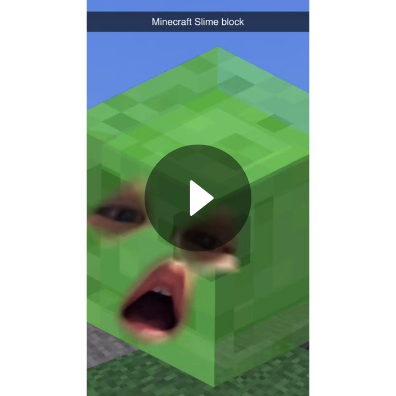 Minecraft Slime block | Spotlight on Snapchat