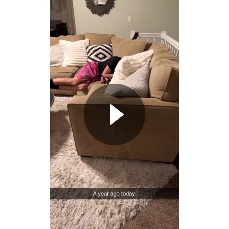 A year ago today. | Spotlight on Snapchat