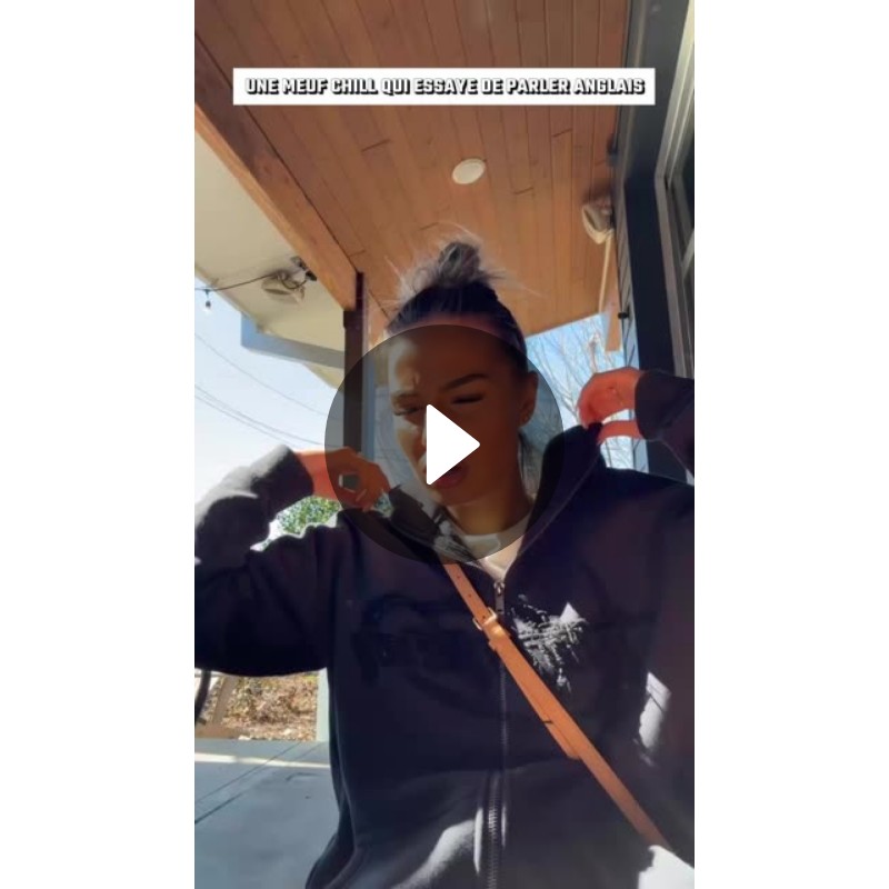 UNE MEUF CHILL QUI ESSAYE DE PARLER ANGLAIS | Spotlight on Snapchat