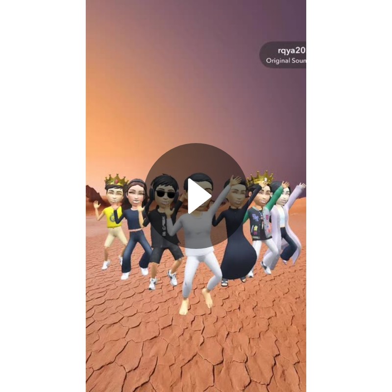 Fahed Al-Sowag's Avatars Perform Synchronized Dance in Digital Desert ...