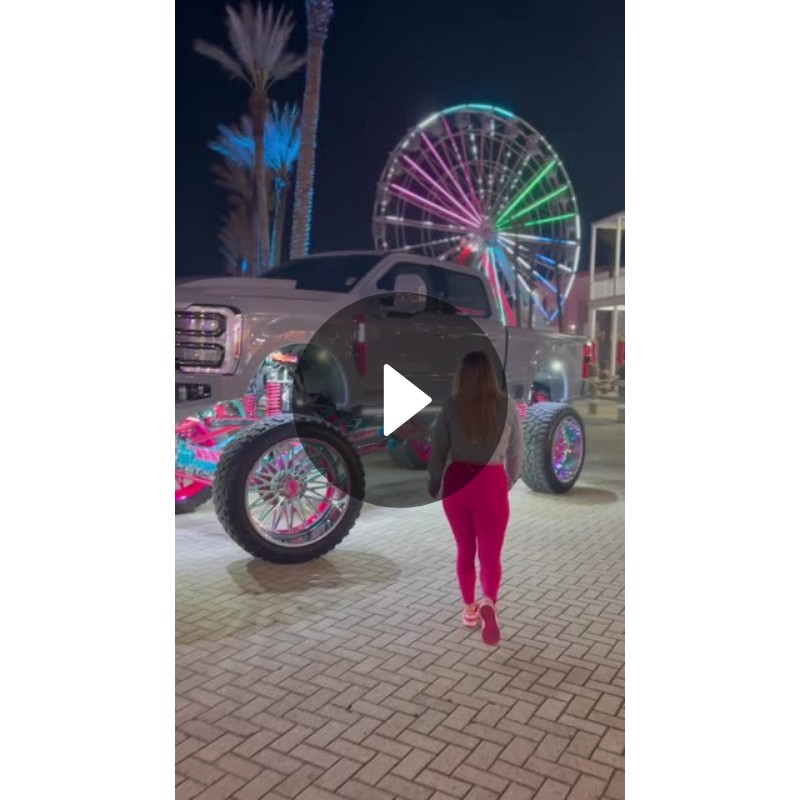 Nighttime Pickup Truck Showcase & Fashion Walk | Video by Mariah_970 ...