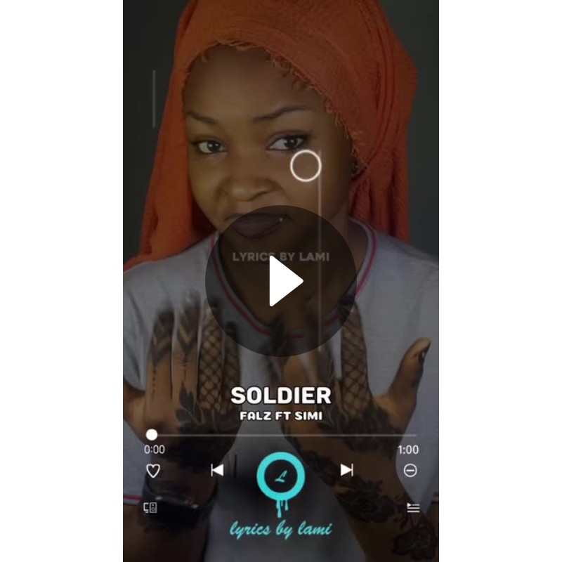 Soldier Lyrics : Falz ft Simi | 🎵 Lyrics By Lami (@lamisznn) | Spotlight
