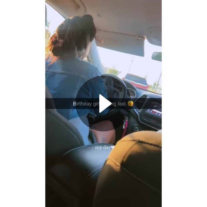 Birthday girl driving fast 🥴 | Spotlight on Snapchat