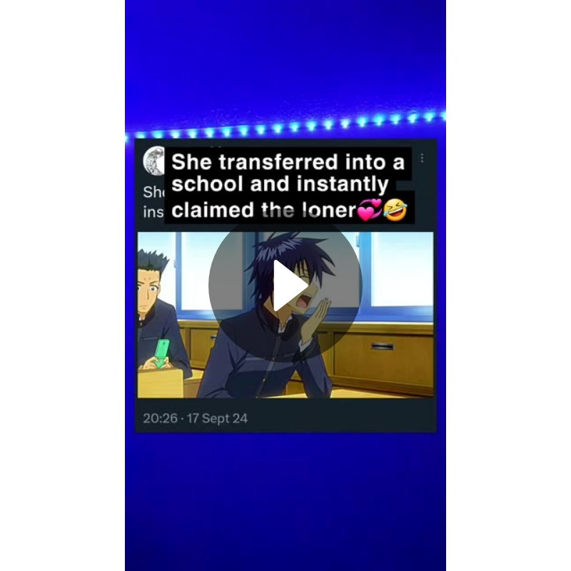 She transferred into a school and instantly claimed the loner💞🤣 ...