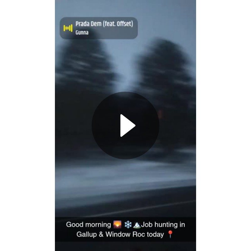 Good morning 🌄 ️🏔️Job hunting in Gallup & Window Roc today 📍 ...