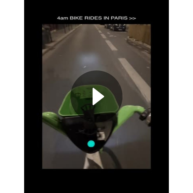 4am BIKE RIDES IN PARIS >> | Spotlight on Snapchat