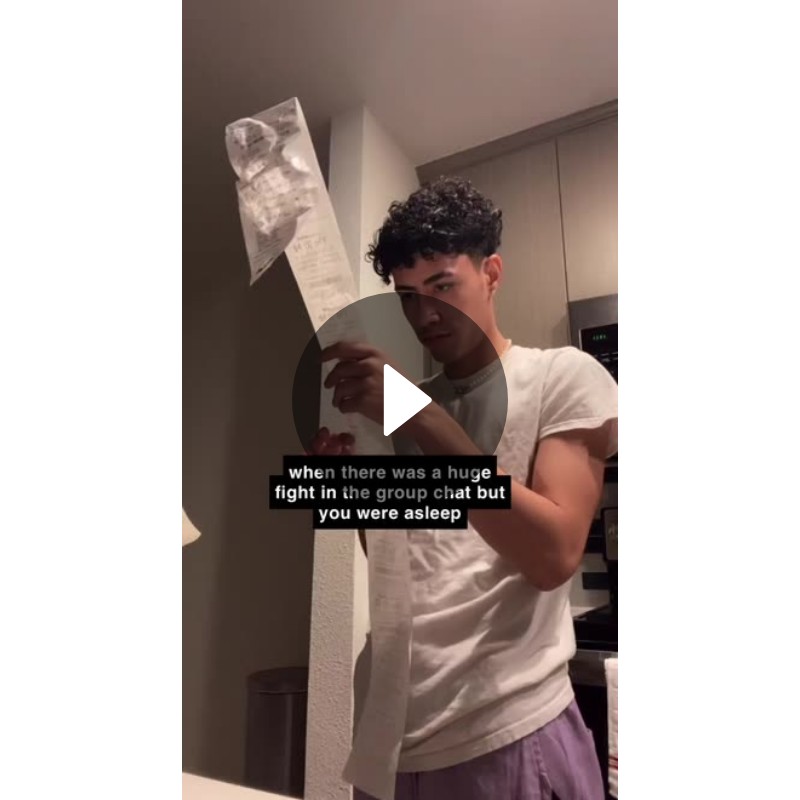 when there was a huge fight in the group chat but you were asleep ...