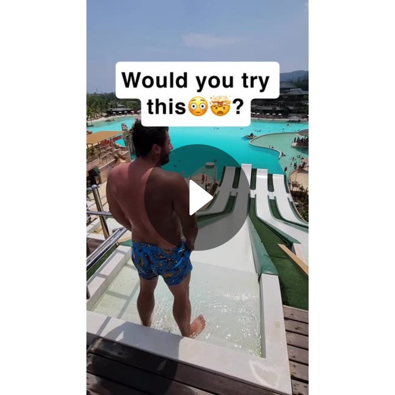 Extreme water park challenge with thrilling slides. | Asea 😉 ...