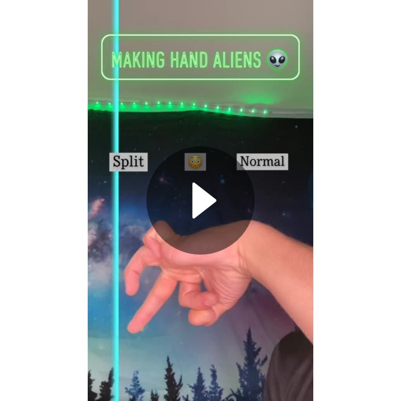 Normal | 😳 | Split | MAKING HAND ALIENS 👽 | Spotlight on Snapchat